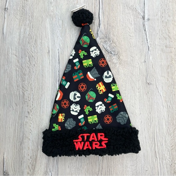 Disney | Accessories | Disney Christmas Star Wars Santa Hat | Poshmark